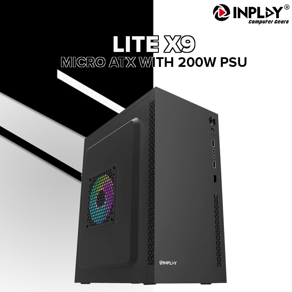 EasyPC | InPlay Lite X9 Micro ATX with 200W PSU Supports Micro-ATX or ...