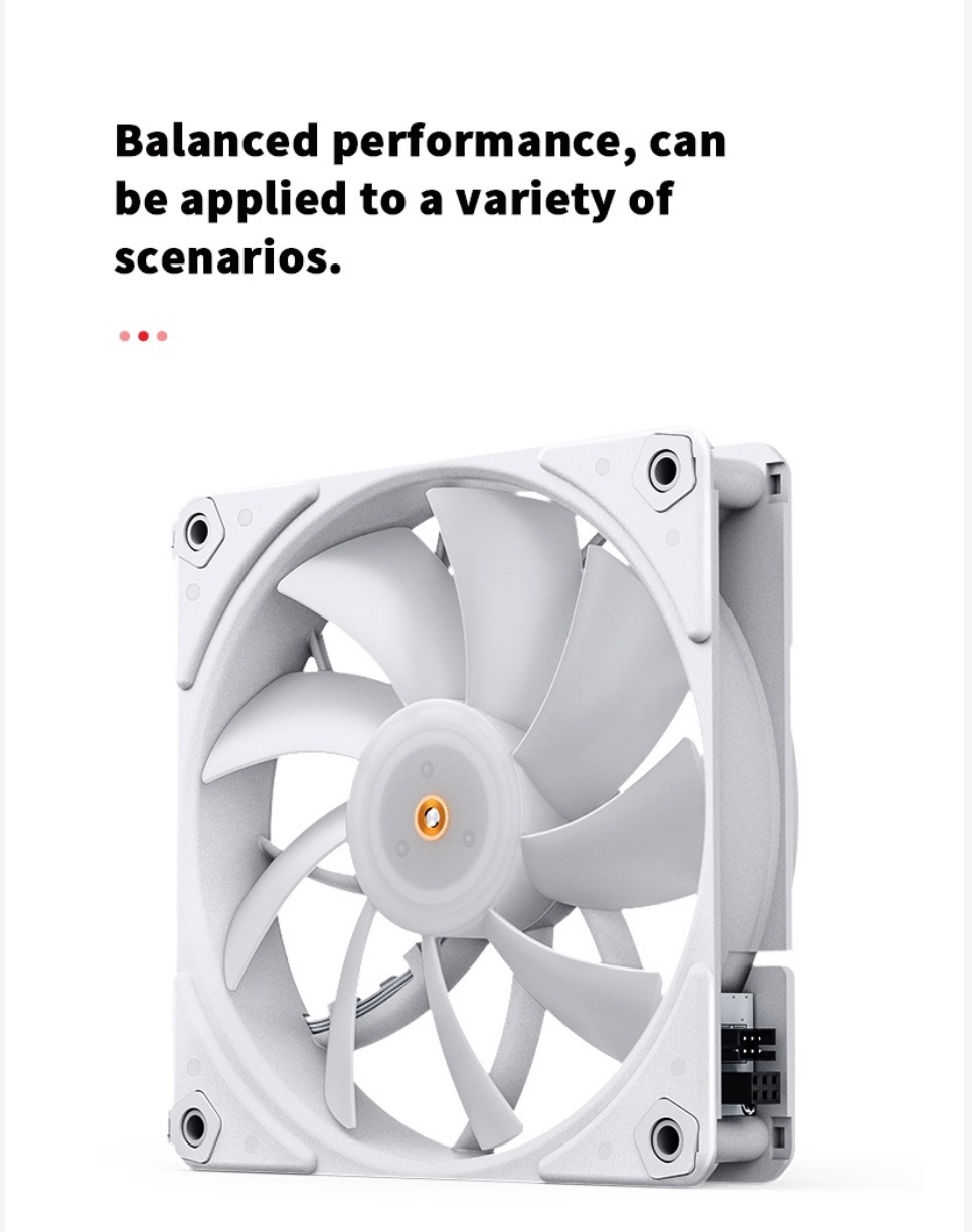 [Ready Stock]Jonsbo ZF-120 ARGB Building Block Fan White 120mm CPU Fan ...