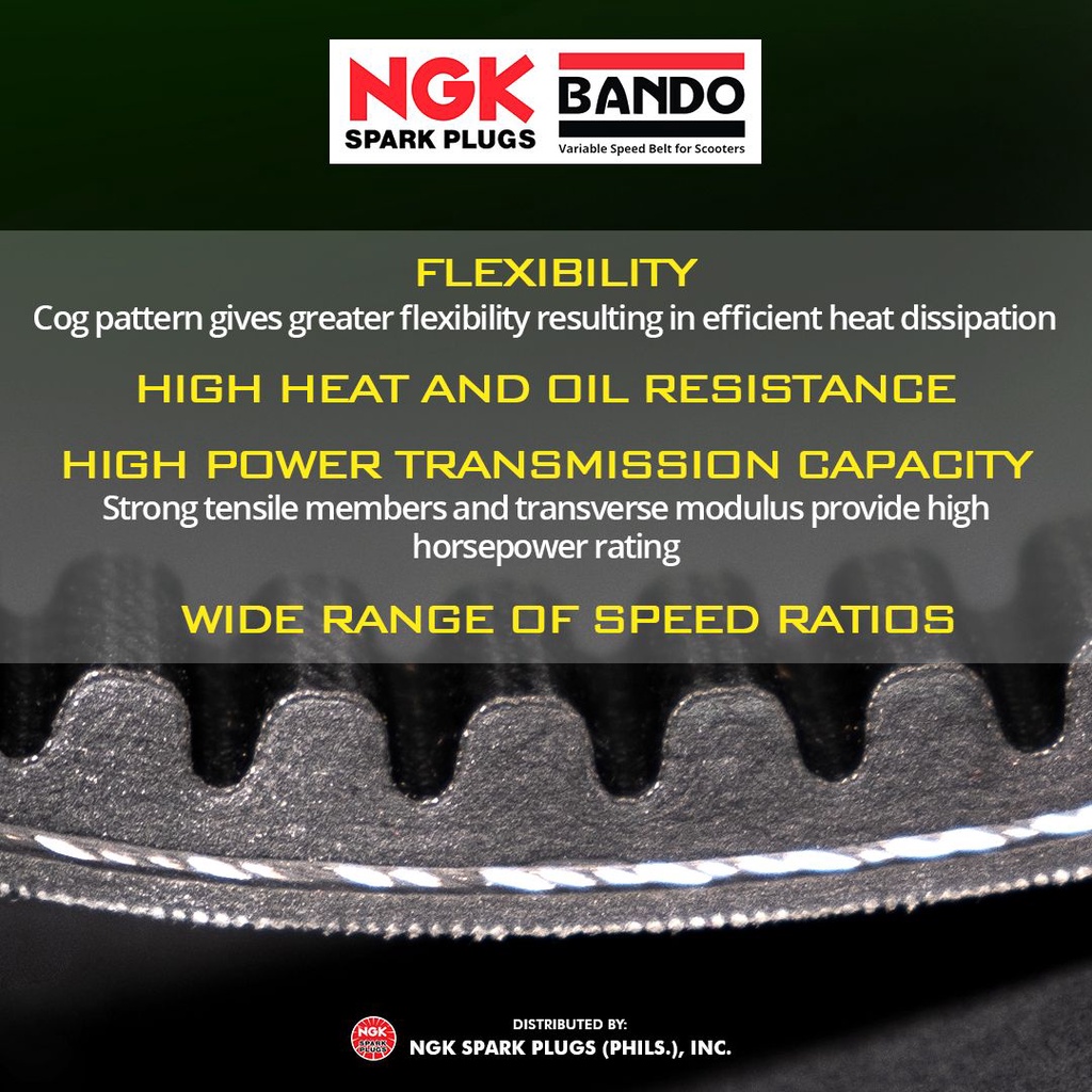 Bando Scooter Belt Drive / Scooter Honda Click 125i | Shopee Philippines