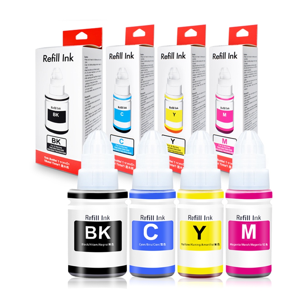 L&C Ink Refill ink for 790 890 Ink Dye Ink For Canon Printer G1010 ...