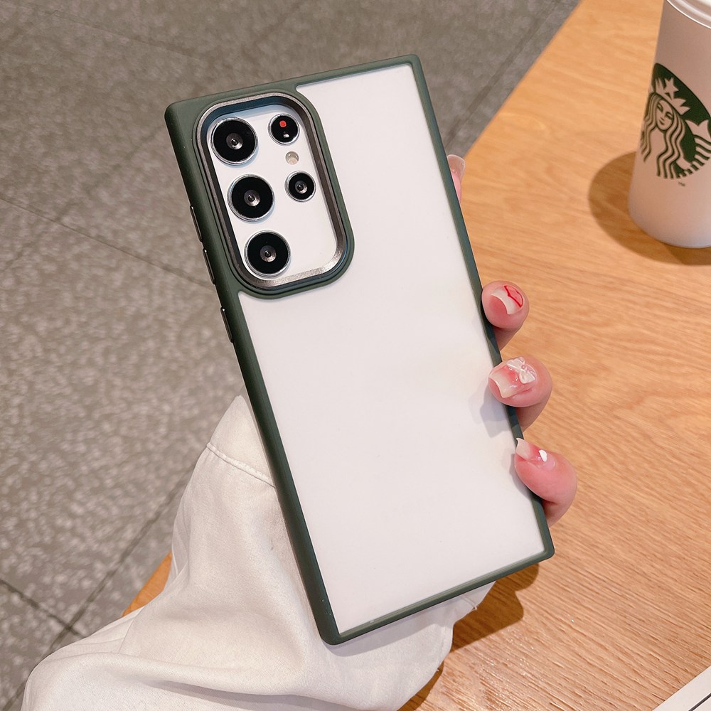 Matte Clear Hard Acrylic Phone Case For Samsung Galaxy S24 S23 S22 S21 ...