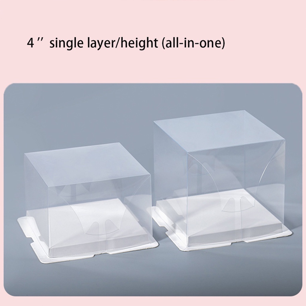 Hoba New Gradient Acetate Cake Box Transparent Birthday Gift Plastic ...