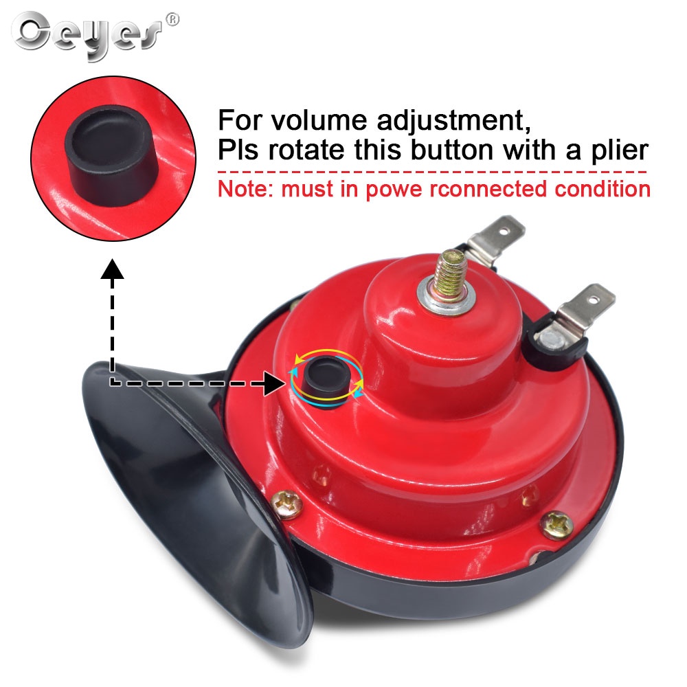 Ceyes 12V Universal Car Horn Motorcyle Horn Super Loud Auto Vehicle ...