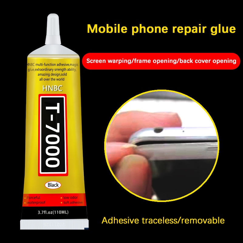 T7000 T8000 Glue Multi Purpose Adhesive Glue Gam Phone Screen LCD Back Cover DIY Black Glue ...
