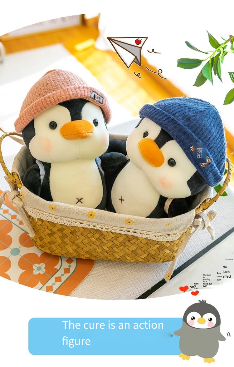 Hug Me Penguin Plush Toy Cute Animal Penguin Stuffed Toy bunny Soft ...