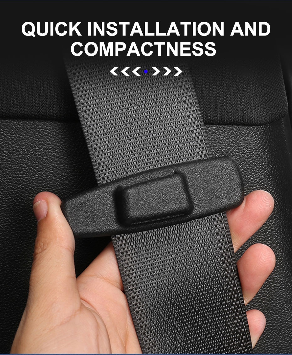 Seametal 2pcs Abs Car Seat Belt Retainer Auto Safety Belts Adjuster ...