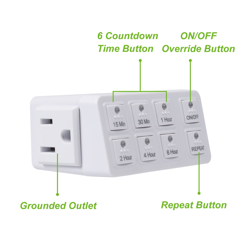 LEDTEC Digital Timer for Cooking Appliance, Electric Fan, and other ...