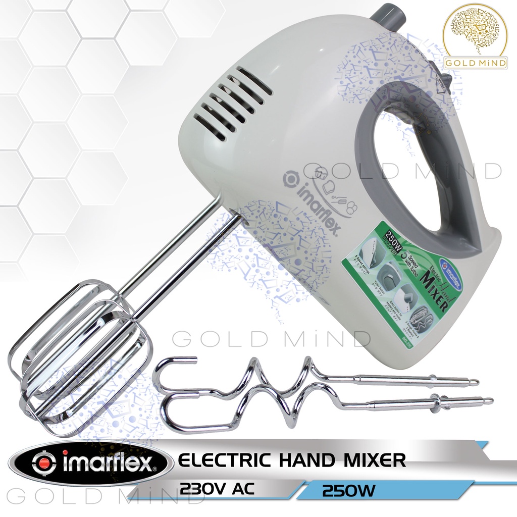 Imarflex IMX-250 Mixer Portable Hand Mixer 250W | Shopee Philippines