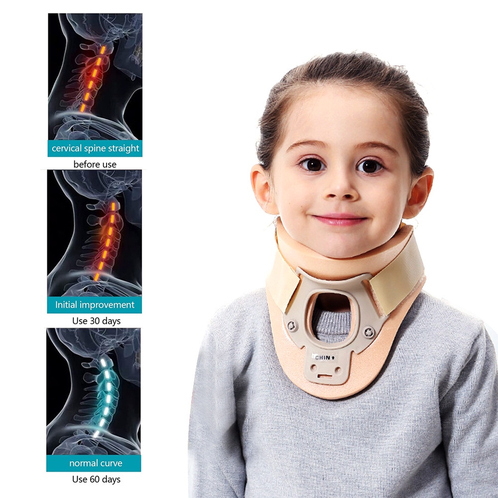 SPOSAFE Kids Neck Brace Foam Lightweight Soft Cervical Collar,Support ...