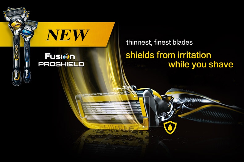 Gillette Fusion Proshield Razor Blades Flexball Brand Shaving Machine ...