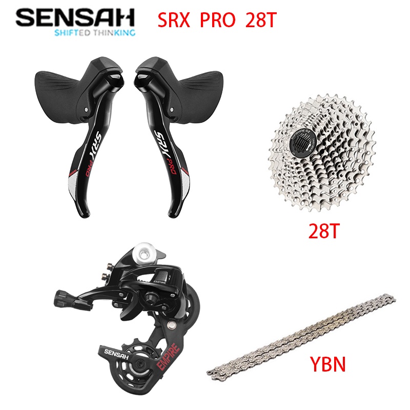 SENSAH carbon fibre SRX PRO 1x11 Speed, 11s Road Groupset, R/L Shifter ...