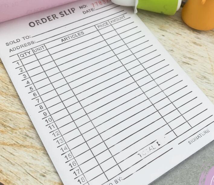 LOVE&HOME Duplicate Carbonized Paper Receipt (Set Of 10) | Shopee ...
