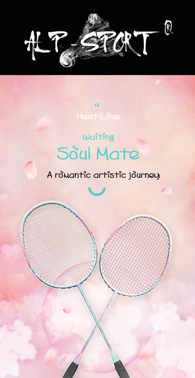 Alpsport Dj Series Badminton Racket Full Carbon Fiber 100% Legal ...