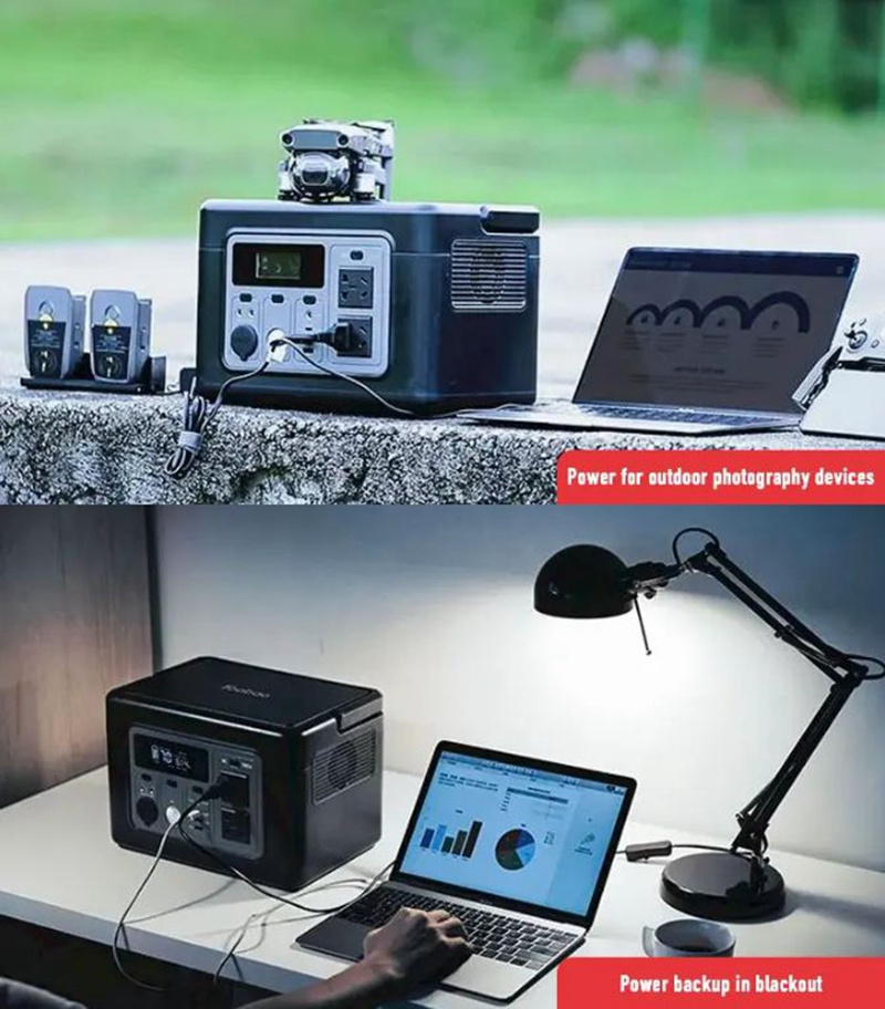 Yoobao En700Q 192000Mah Dc Type-C Ac Sub Pure Sine Wave Ac700W Power ...