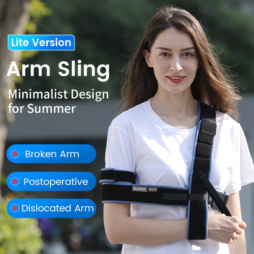VELPEAU Arm Sling for Elbow Injury - Medical Shoulder Immobilizer ...