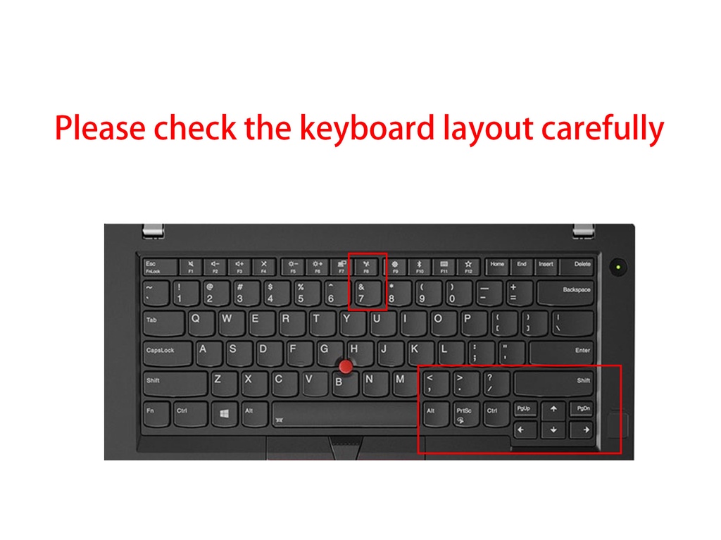 DF.Laptop Keyboard Stickers 35.56cm Ibm Lenovo Thinkpad R490 E480 E490 ...