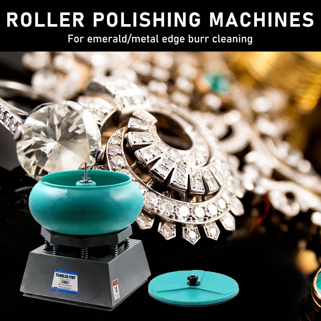 17Inch Super Large Vibratory Tumbler Wet Dry Polisher Polishing Machine ...