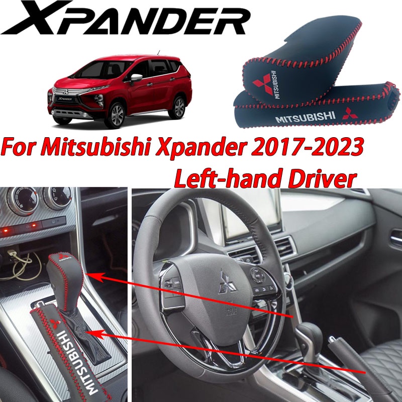 Mitsubishi Xpander Car Leather Gear Cover Car Handbrake Protective ...