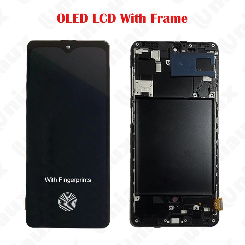 Original display AMOLED for Samsung Galaxy A71 A715 A715F LCD display ...