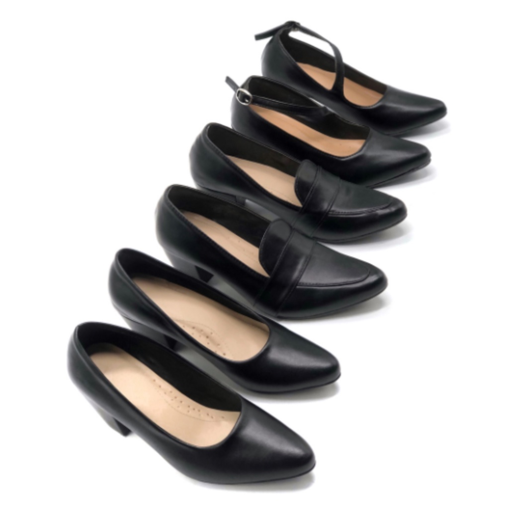 Gawang Pinoy Shoe MARIKINA MADE Women Office Black Shoes Heels School ...