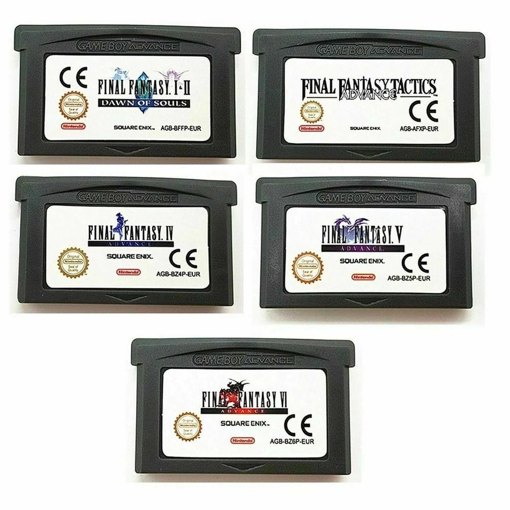 GBA Fantasy Series Memory Cartridge Card for 32 Bit Video Game Console ...