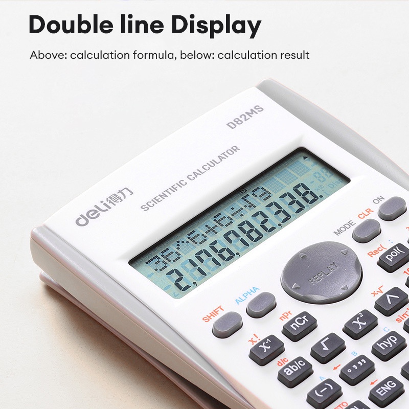 Deli Scientific Calculator Function Plus Calculator Multifunction ...