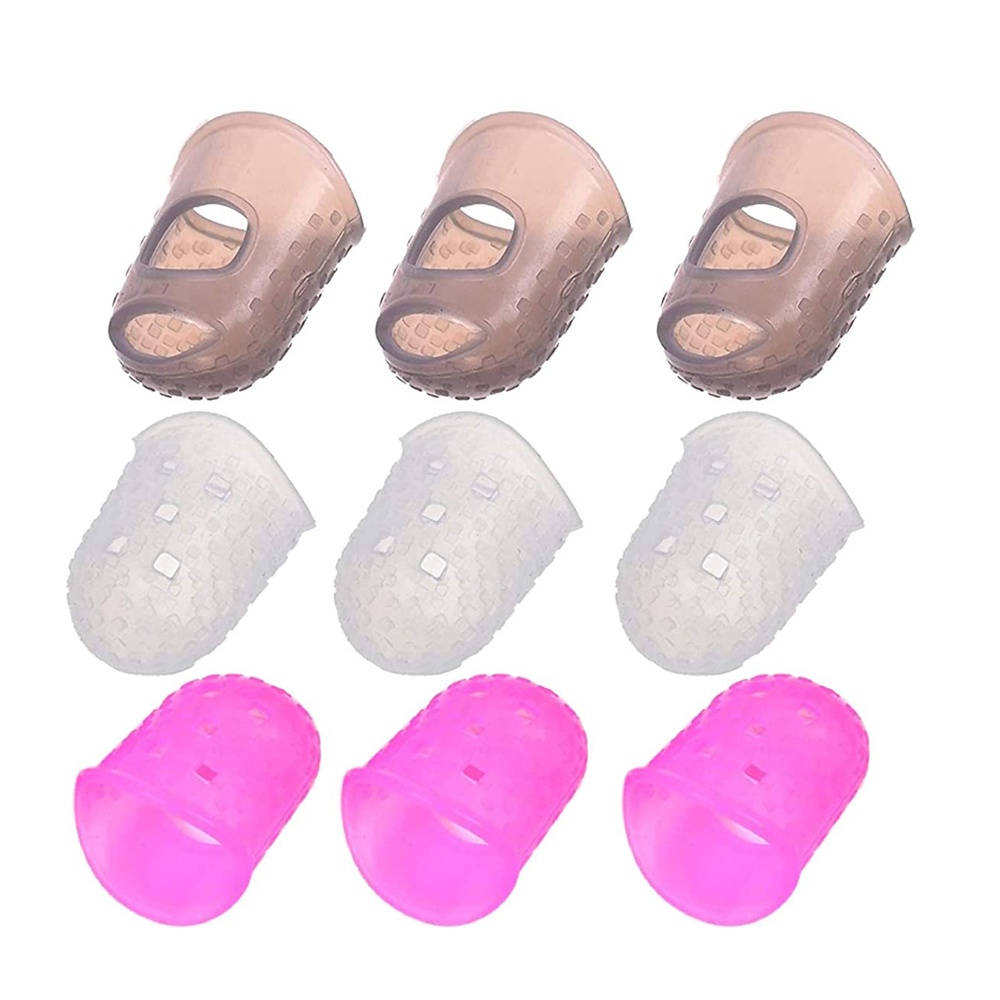 5/10pcs Rubber Finger Sleeve Sewing Rubber Sleeve Silicone Finger ...