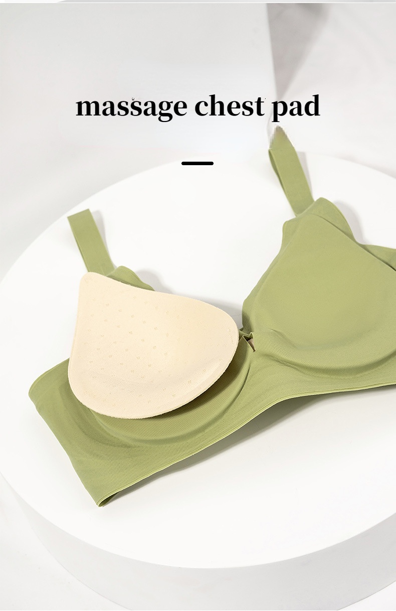 Women's Bra Seamless Latex Jelly Strip Support Underwear 34-40ABC Cup ...