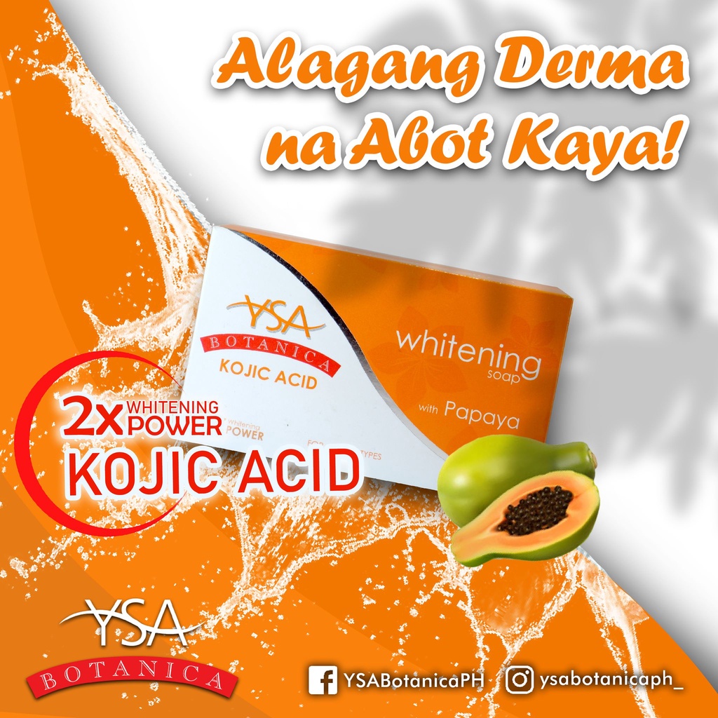 YSA Botanica Kojic Acid Soap 100g (Bundle of 3) | Shopee Philippines