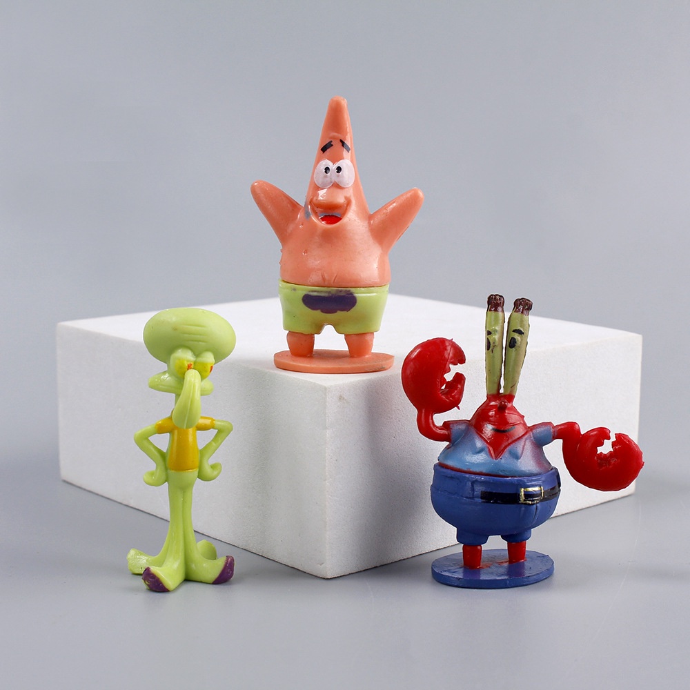 6Pcs/Set Anime Spongebob Squarepants Patrick Star Patrick Squidward ...
