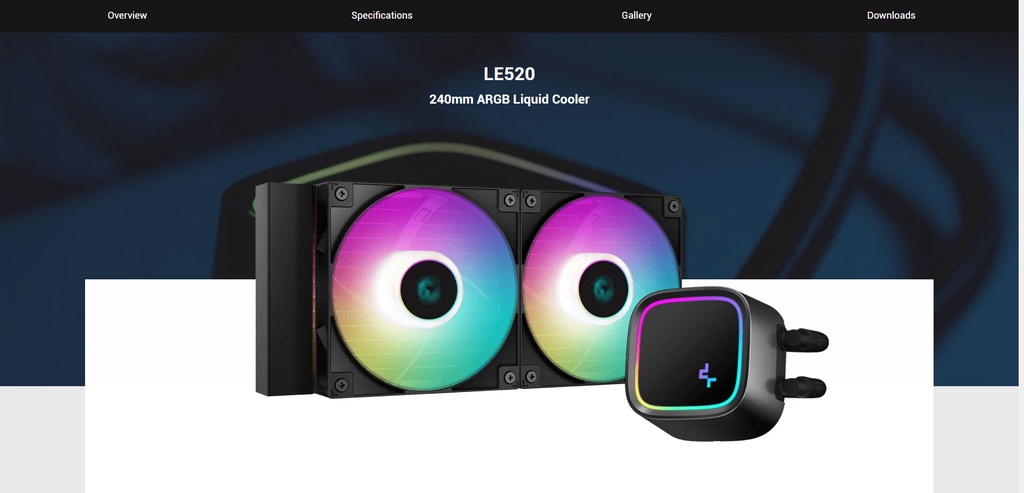 [Ready Stock]Deepcool LE520 LE720 ARGB 240mm 360mm CPU AIO Cooler ...