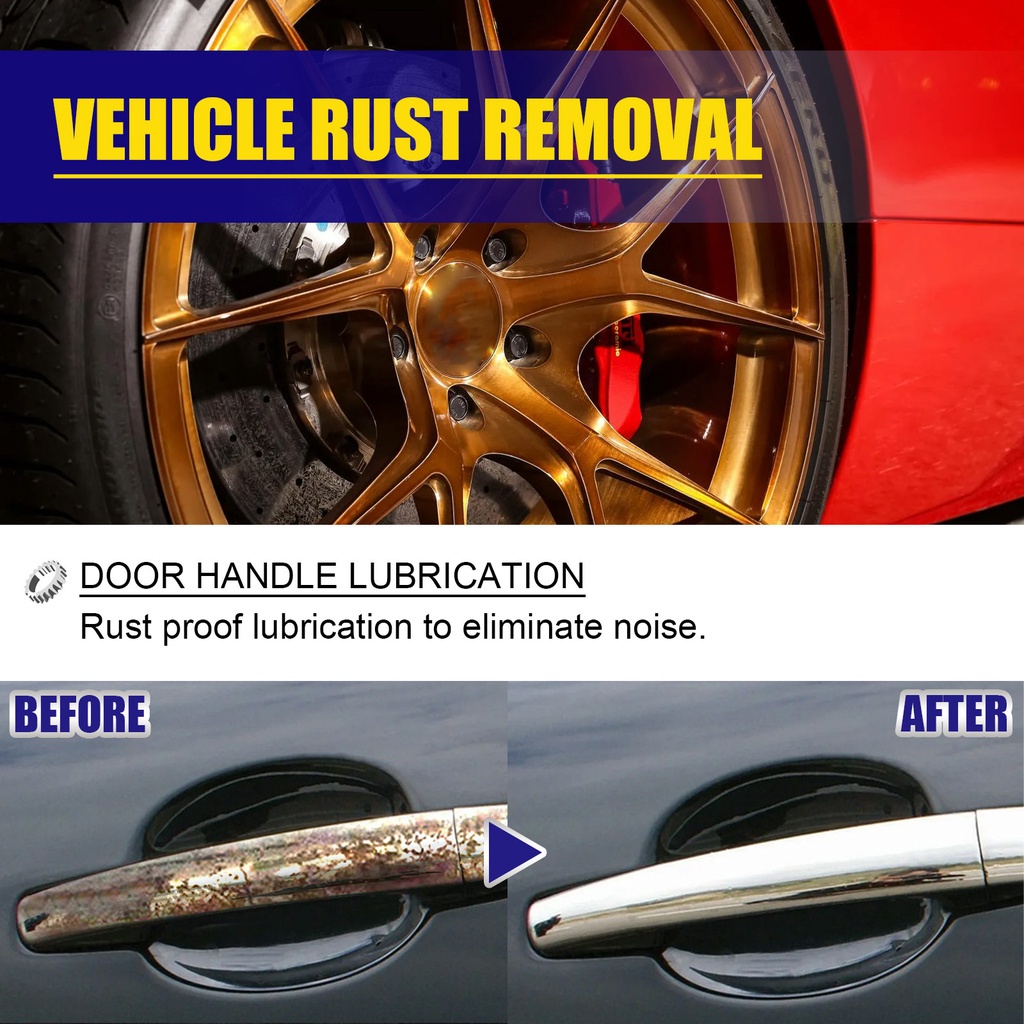 100% Effective Rust Remover for Motorcycle Metal Car Anti Rust Remover ...