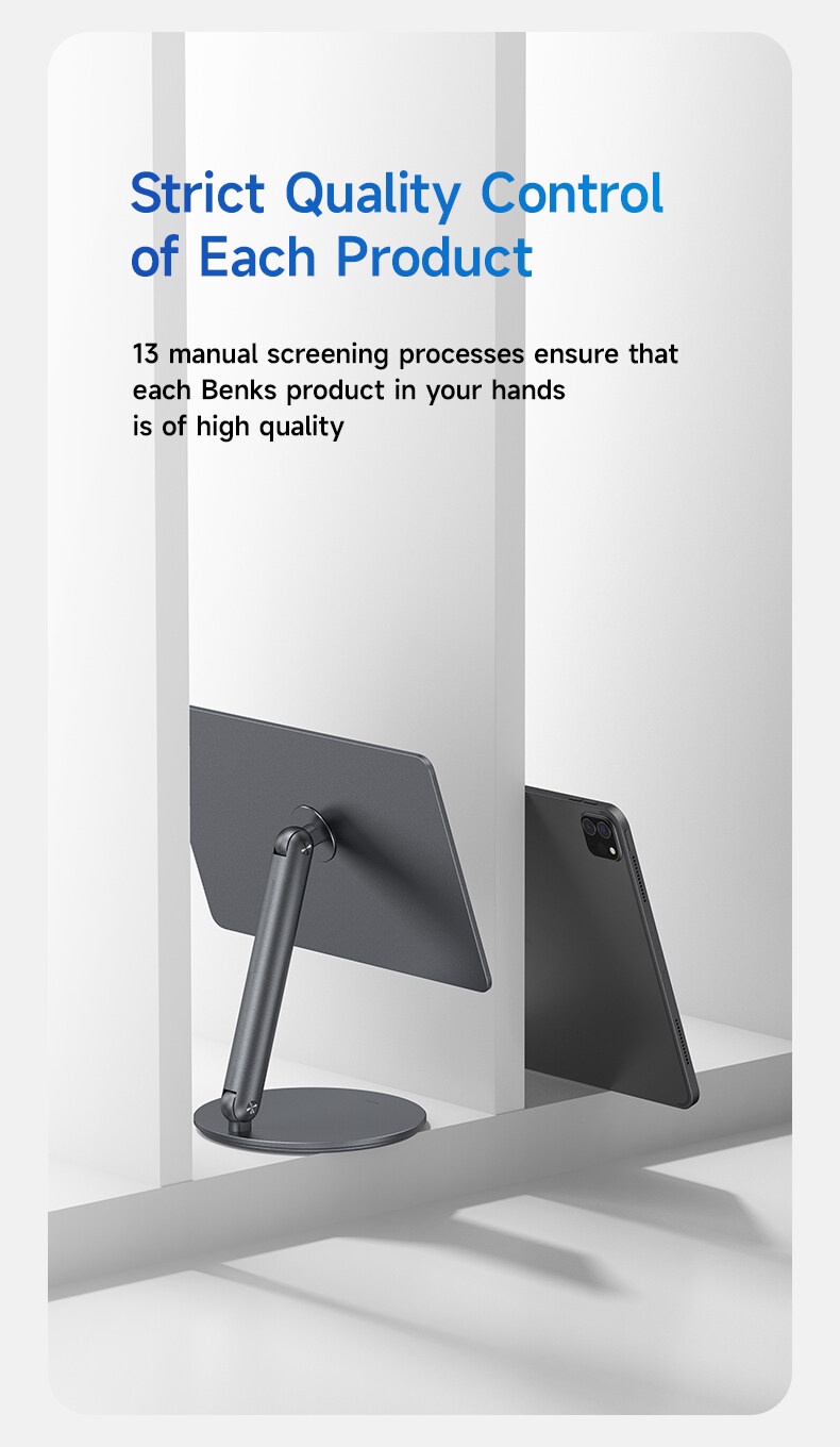 [Benks Official] Infinity Pro Magnetic Stand for IPad 360° Degress Free Adjustable Tablet Holder ...