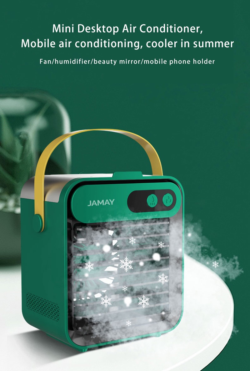 JAMAY Portable Air Cooler Mini Air Conditioner Fan Water Hydrating ...