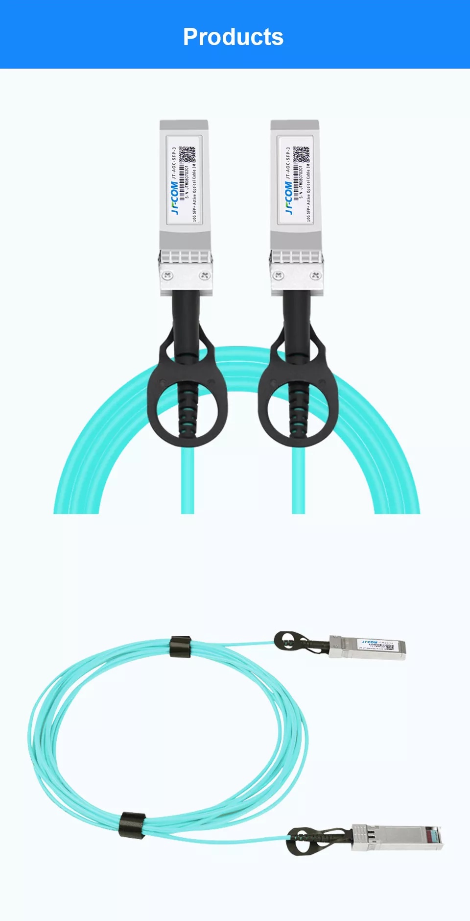 SFP+ 10Gb AOC cable 1m/3m/5m/10m/30m SFP Module 10G Active Optical ...