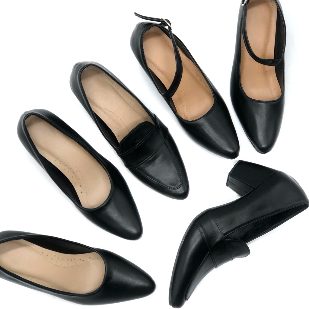 Gawang Pinoy Shoe MARIKINA MADE Women Office Black Shoes Heels School ...