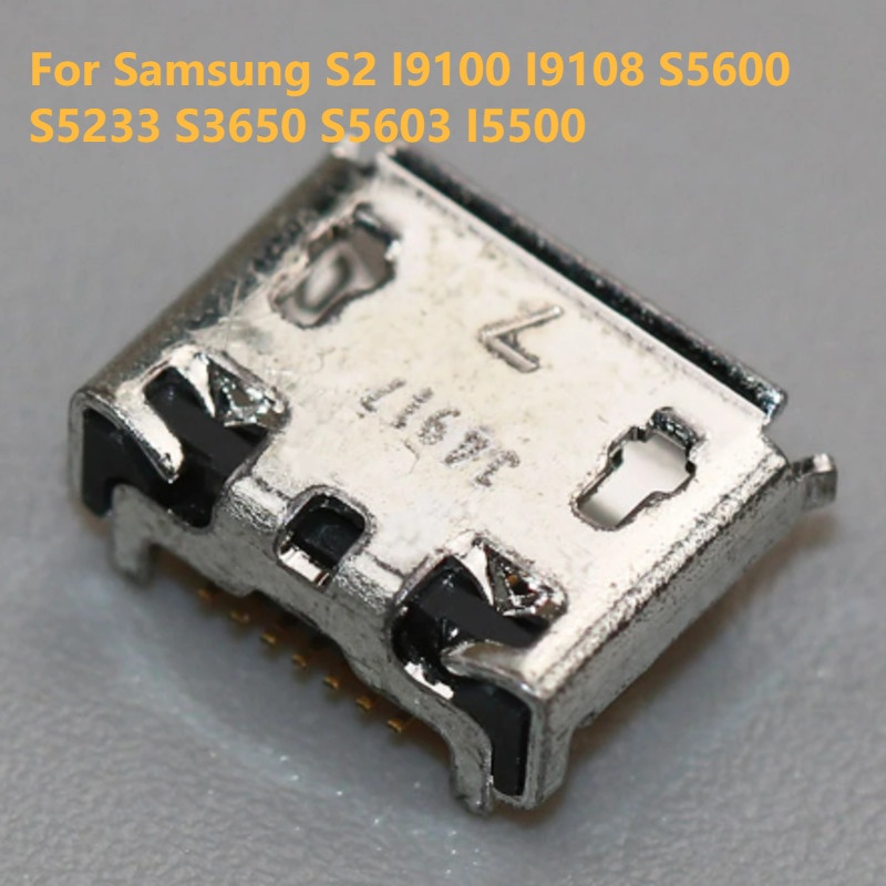 2-10pcs Micro USB Charge Jack Socket For Samsung Galaxy S2 I9100 I9108 ...