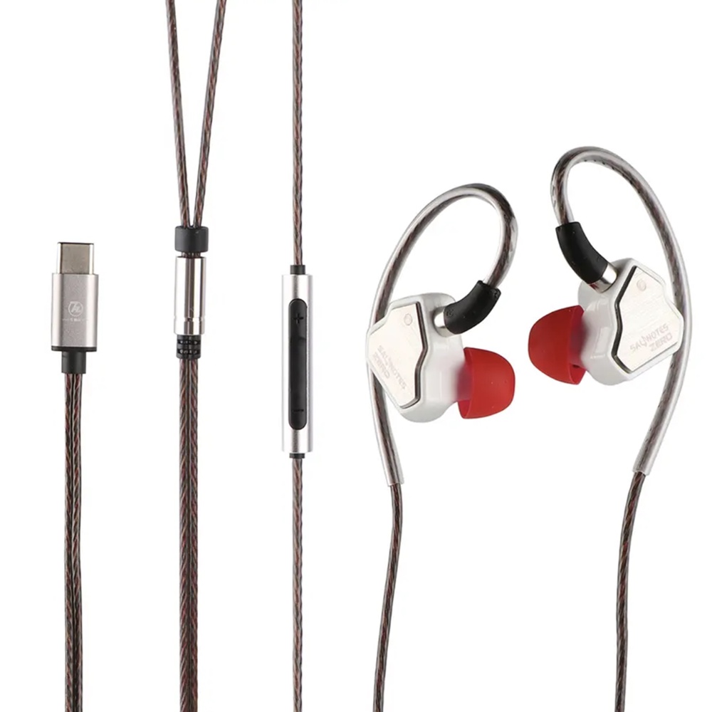 7Hz Salnotes Zero HiFi 10mm Dynamic Driver In Ear Earphone IEM 3.5mm ...
