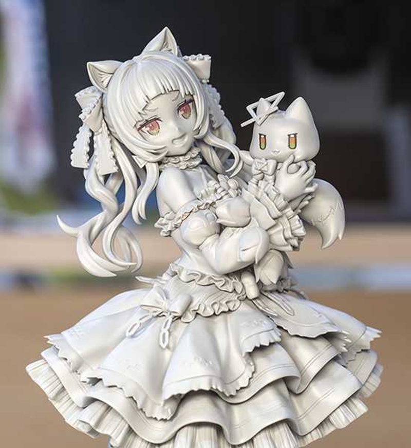 Resin Figure Kit Murasaki Shion 1/8 Hololive Unpainted Garage Resin Kit ...