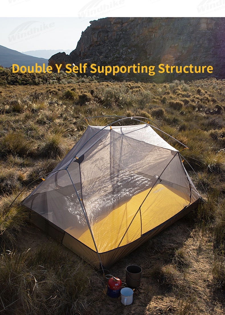 Naturehike MONGAR 2 Series 3 Season Camping Tent for 2 Person 15D 20D ...