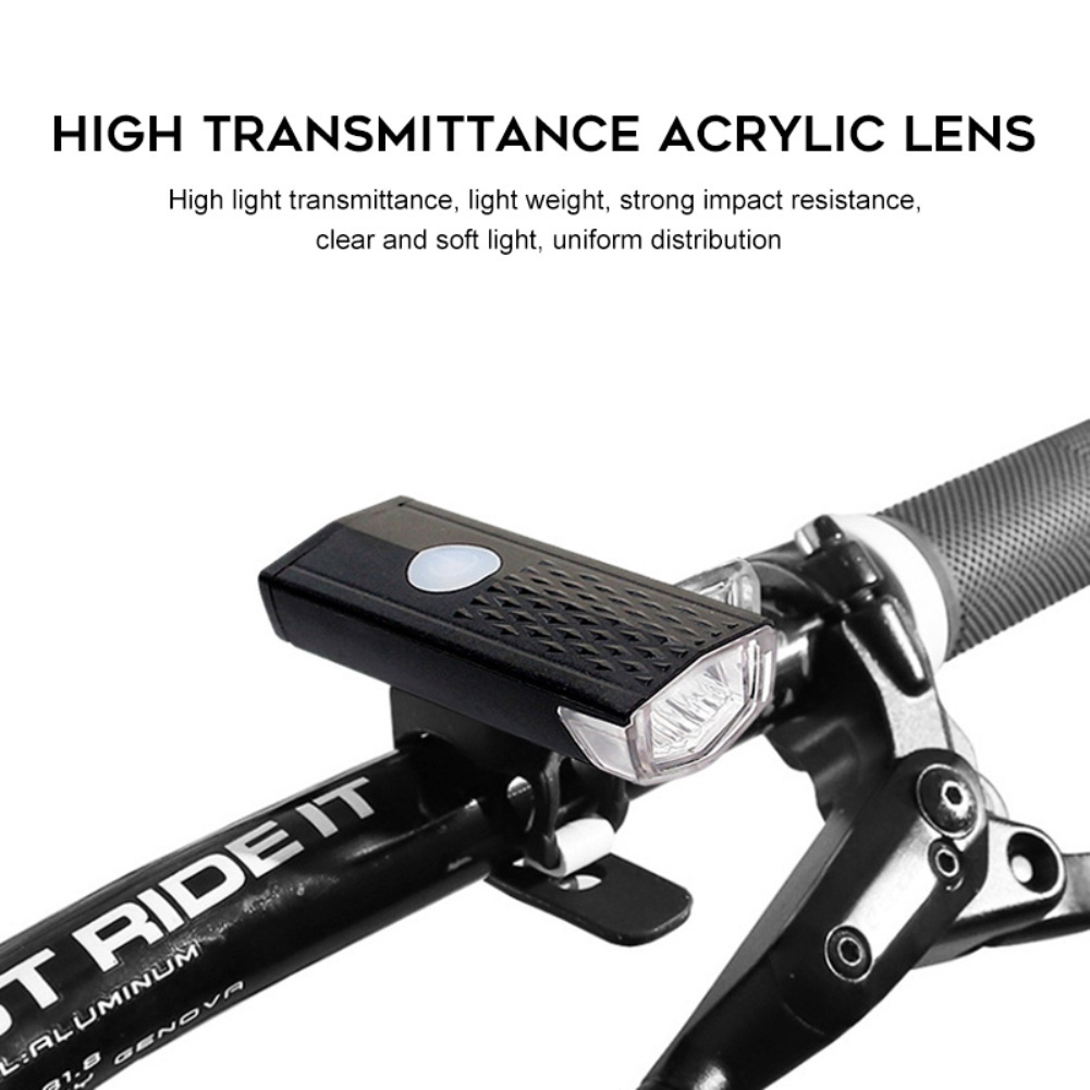 Bicycle Light USB LED Rechargeable Set Mountain Cycle Front Back ...
