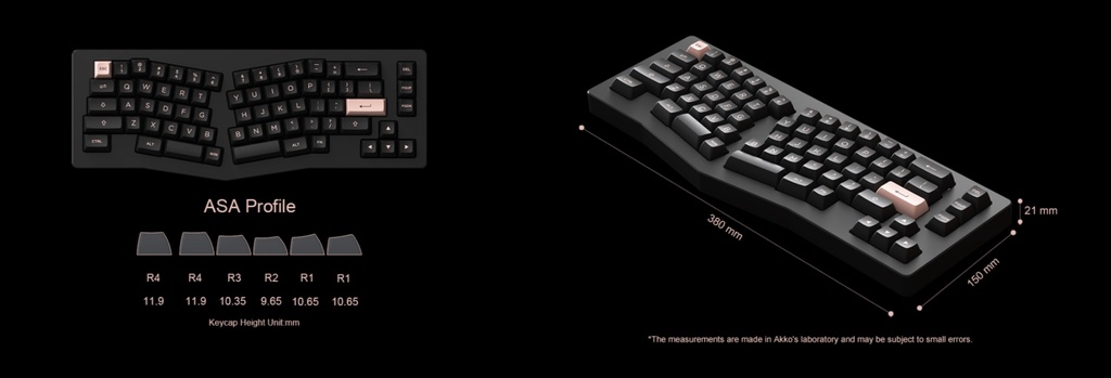 AKKO ACR Pro Alice Plus Acrylic Black Pre-Assembled RGB Mech Keyboard ...