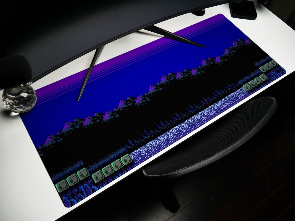 8-bit Collection Desk Mat Retro Theme Extended Gaming Mouse Pad 3 ...