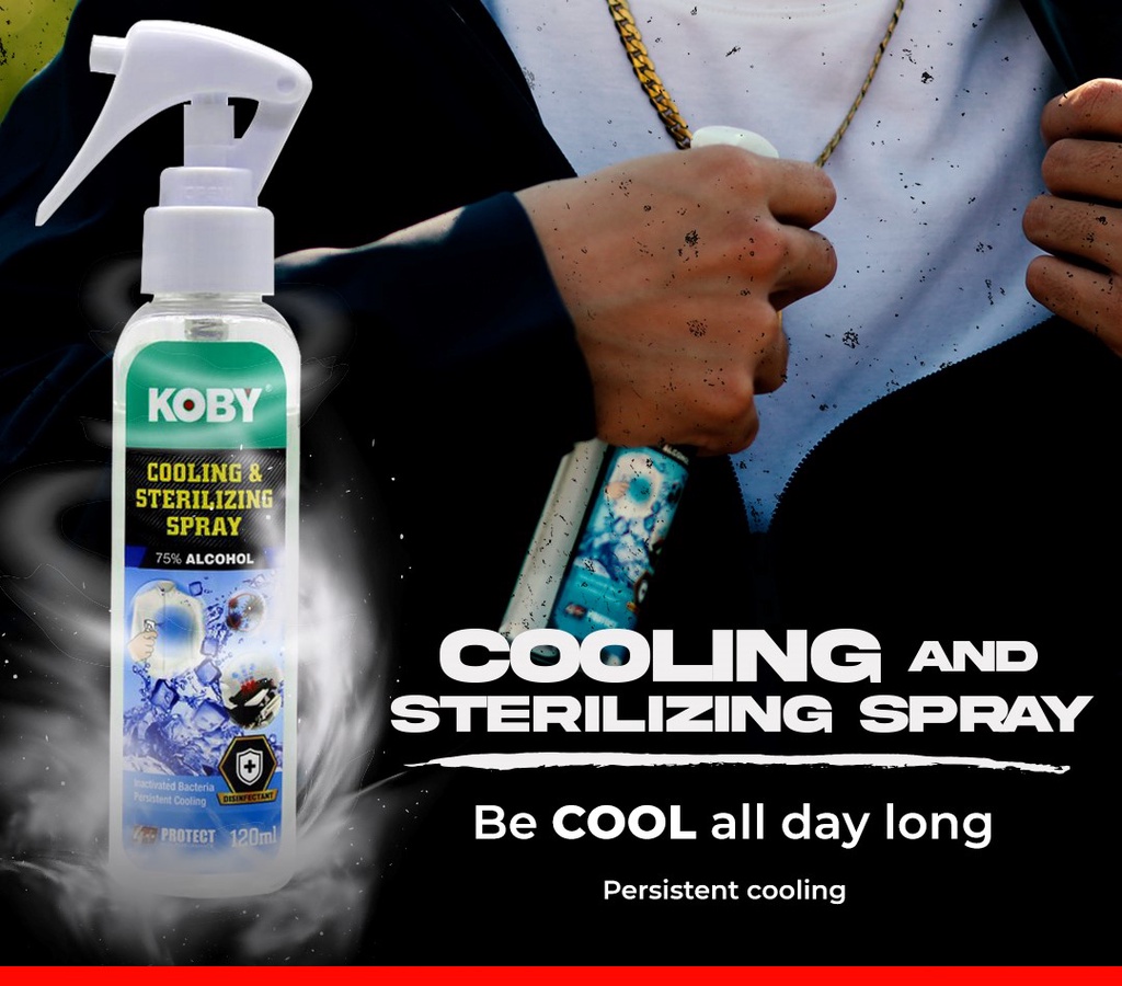 Koby Cooling & Sterilizing Spray 120ml | Shopee Philippines
