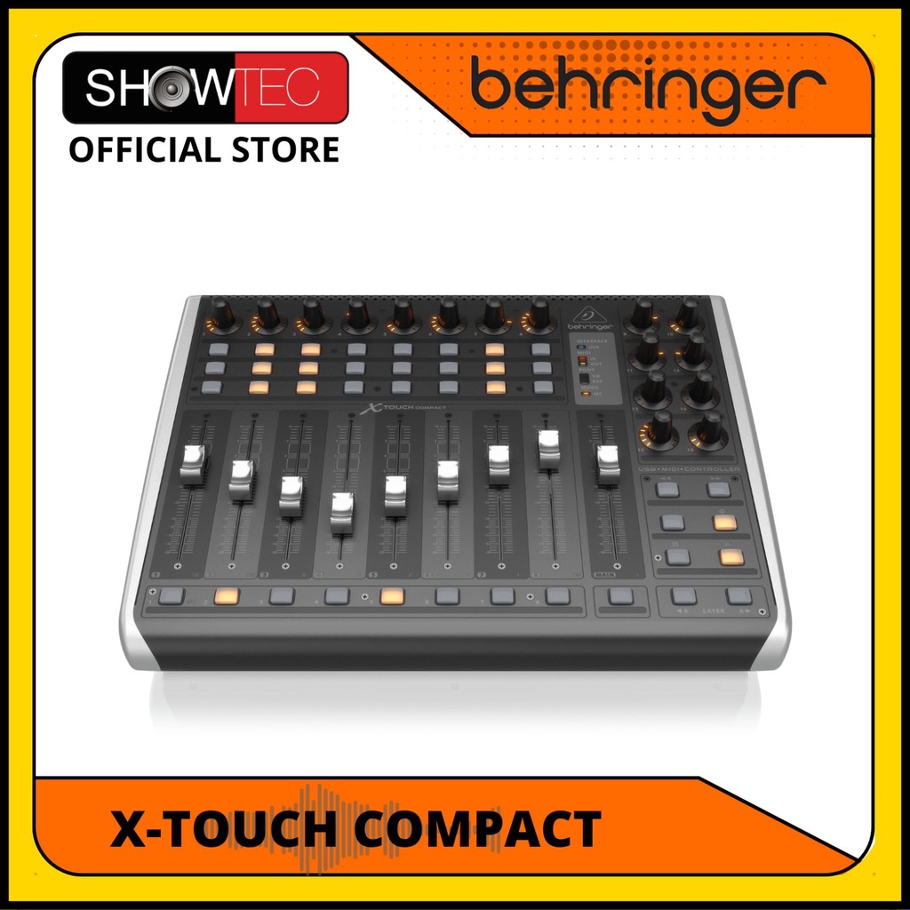 Behringer X-TOUCH COMPACT Universal USB/MIDI Controller with 9 Touch ...