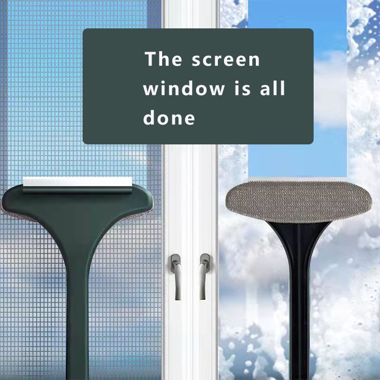 Multi-functional two-in-one screen brush glass cleaning artifact dry ...