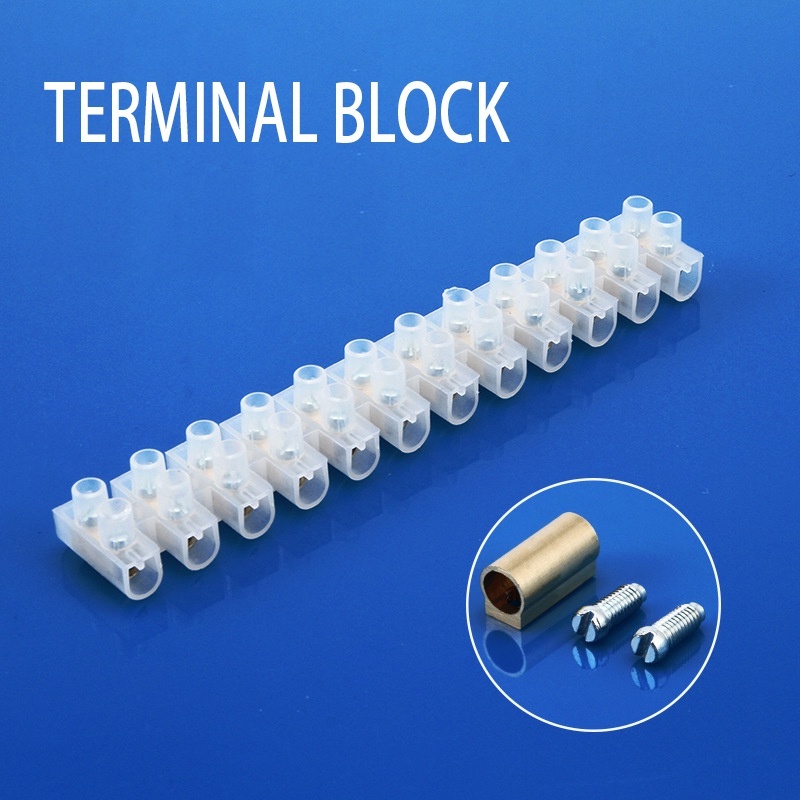 Terminal Block Wire Connector 10PCS 3A 6A 10Amp 380V 12 Way terminals ...