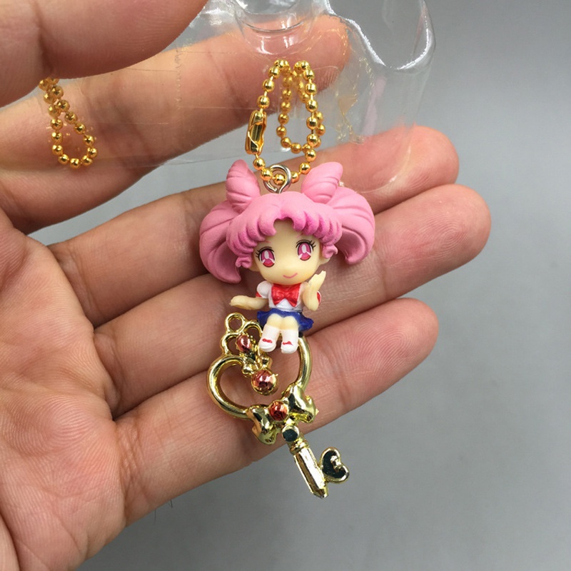 3pcs/Set Sailor Moon Keychain Action Figure Pendant Model Toys | Shopee ...