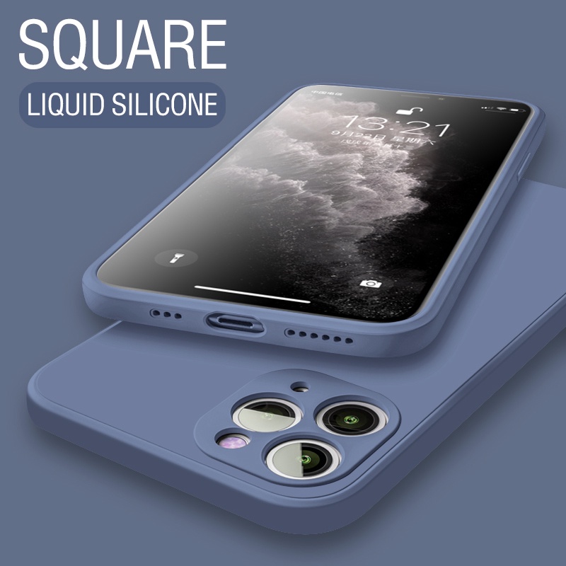With Apple Logo Casing Official Silicone Full Phone Case For iPhone 12 ...