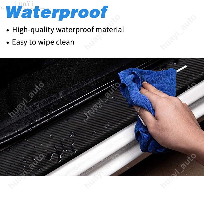 Car Sill Sticker Anti-Scratch Waterproof Trunk Protector Accessories ...